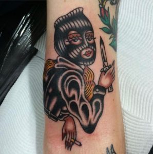 42 Balaclava Tattoo Designs That will Look Cool on your Skin!